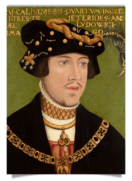 Postcard King Louis II of Hungary : KHM Shop